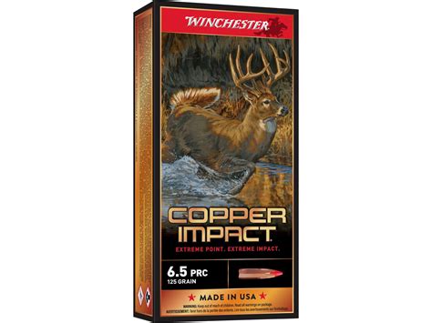 Winchester Copper Impact 6 5 Prc Ammo 125 Grain Winchester Copper