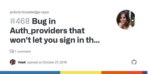 Bug In Auth Providers That Won T Let You Sign In The Knowledge Repo App