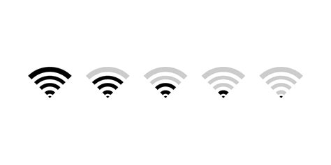 Premium Vector Wifi Vector Symbol Internet Connection Sign Wireless Icon Wifi Illustration Set