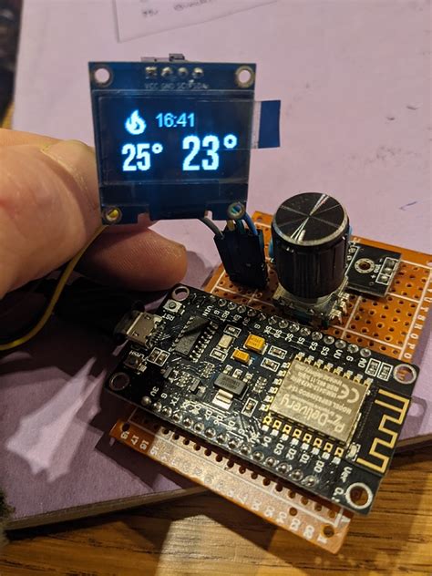 Using Rotary Encoder To Control Ha Thermostat Temp From Esphome Esphome Home Assistant Community