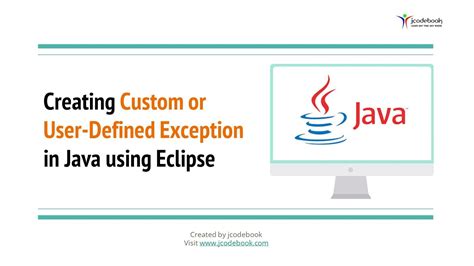 43 Creating Custom Or User Defined Exception In Java Using Eclipse Youtube