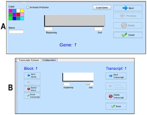 A Gene Map Configuration Option Allows Selection Of Color Name And Download Scientific