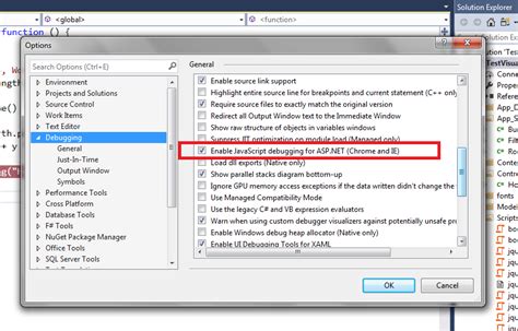 Client And Server Side Javascript Debugging Experience For Visual