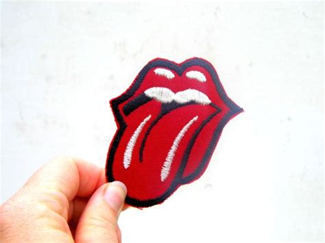 Vintage Rolling Stones Iron On Patch Rolling Stones Lips And Etsy