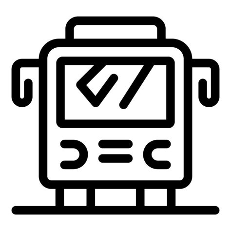 City Bus Icon Showing Public Transportation And Travel 50715112 Vector