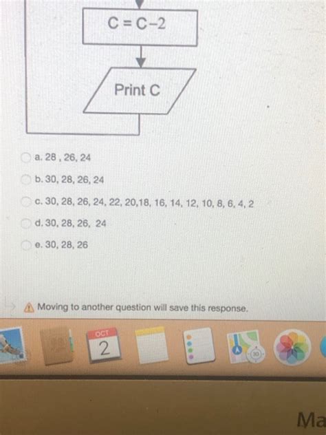 solved question 15 for the following flow chart what will