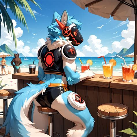 An Adult Loving Gay Protogen At Furry Ai