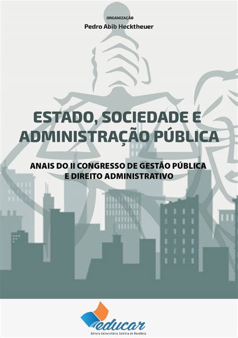 Estado Sociedade e Administração Pública Faculdade Católica de Rondônia
