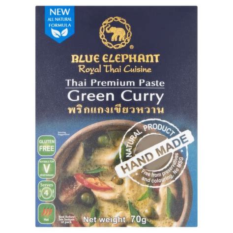 Blue Elephant Premium Thai Green Curry Paste 70 G Storefront En