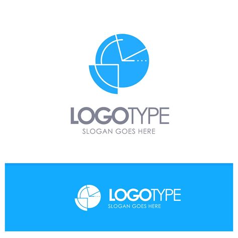 Analysis Chart Data Diagram Monitoring Blue Solid Logo With Place For Tagline 14814533 Vector
