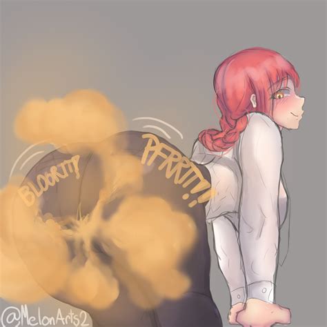 Rule 34 1girls Ass Bent Over Big Ass Big Butt Blush Chainsaw Man