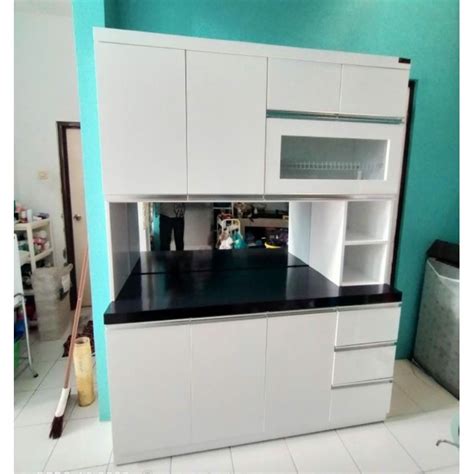 Jual Lemari Sayur 4 Pintu Minimalis Lemari Dapur Kitchen Set Shopee