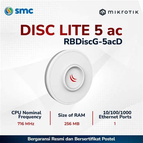 Promo Mikrotik Disc Lite5 Ac Rbdiscg 5acd Diskon 23 Di Seller