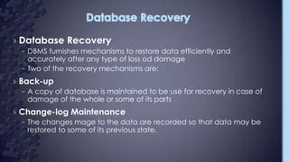 Services Of Dbms PPTX