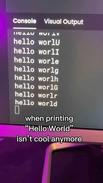 when printing hello world isn t cool anymore computerscience coding