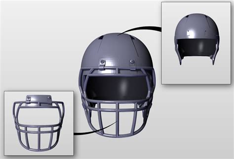 Football Helmet Stl File At Janice Kiefer Blog