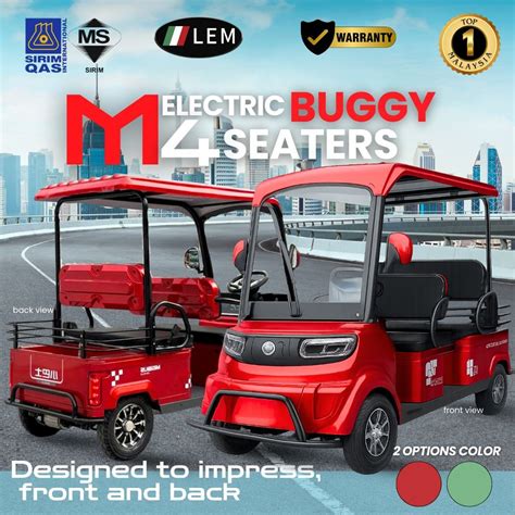 ★lem★ New Model Lem 2025 Four Wheel Electric Buggy M4 4seater Shopee Malaysia