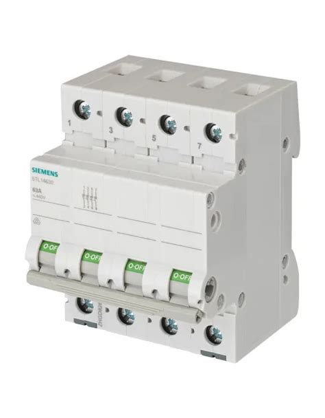 Siemens 63A 4 Pole OFF Switch Disconnector Matyco