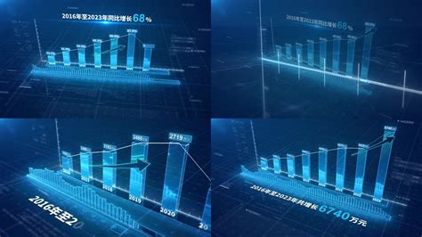 Ae0210科技柱状图ae模板下载