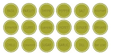 팬트리 향신료 항아리 조미료 라벨 스티커 주최자 세트 향신료와 허브 항아리 라벨과 스티커 주방 보관 조직 바질 후추 양념류에 대한 스톡 벡터 아트 및 기타 이미지 Istock