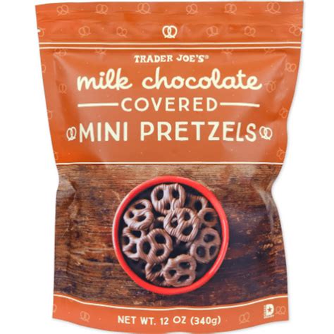 trader joe s milk chocolate covered mini pretzels 12oz