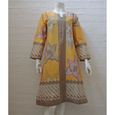 Jual Tunik Batik Solo Asli Dengan Bahan Katun Halus Cocok Untuk