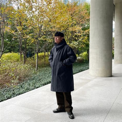 유니클로 엔지니어드가먼츠 후드코트 남자 오버핏 롱 파카 야상 코디 후기 네이버 블로그