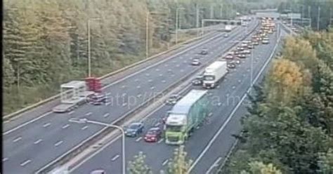 All Lanes Reopen On M1 Between Junctions 27 And 28 After Car Fire