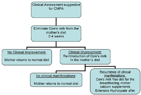 Decision Tree For The Diagnosis And Treatment Of Cmpa In Breastfed