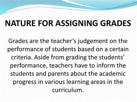 Assigning Grades Lesson And Discussion Pptx