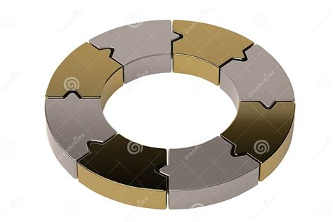 Modelos De La Rueda De Las Flechas Ilustración 3d Stock De Ilustración