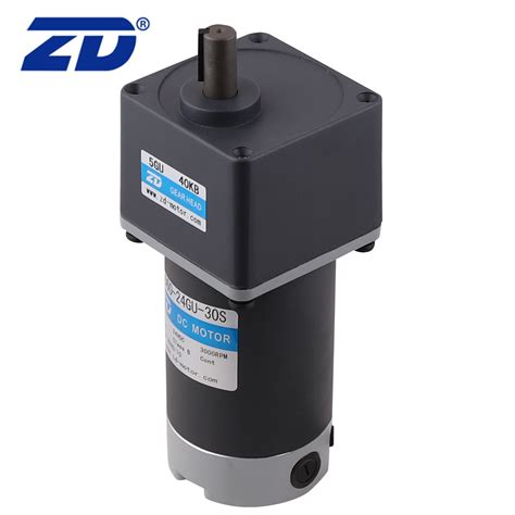 Zd 90mm 60w 90w 120w 고토크 저속 전기 직류 기어 모터 중국 Dc 모터 Dc 기어 모터