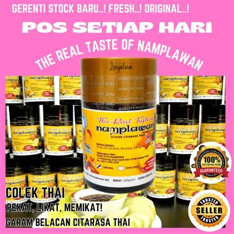Namplawan By Paksu Achu Colek Buah Thai Siam Kuah Rojak Dipping