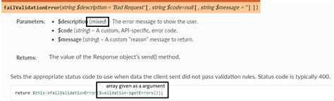 Api Trait Documentation Fix Failvalidationerror · Issue 2176 · Codeigniter4codeigniter4 · Github