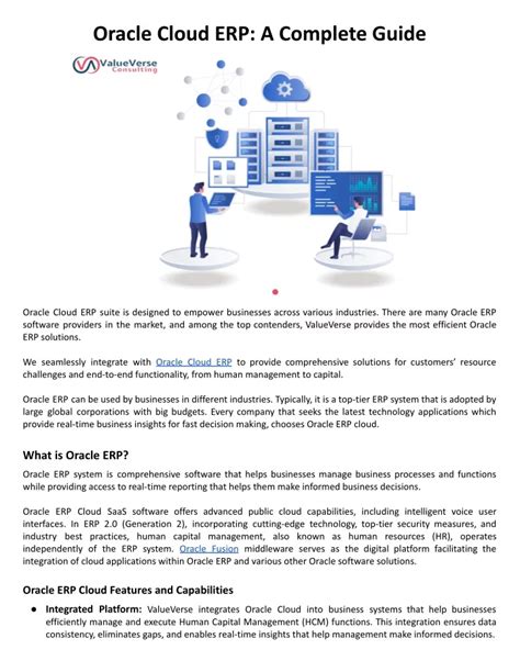 PPT Oracle Cloud ERP A Complete Guide PowerPoint Presentation Free Download ID