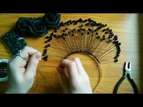 Ободок из жемчуга и хрусталя своими руками / DIY Beaded Headband ...