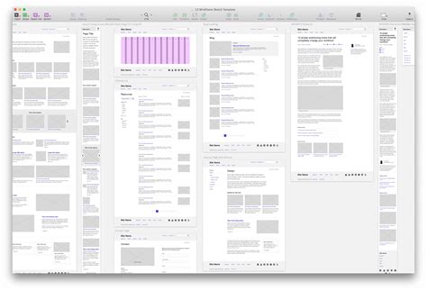 Tableau Wireframe Template