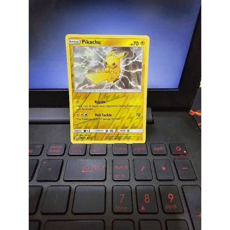 Pikachu 66236 Common Reverse Holo Sun And Moon Cosmic Eclipse