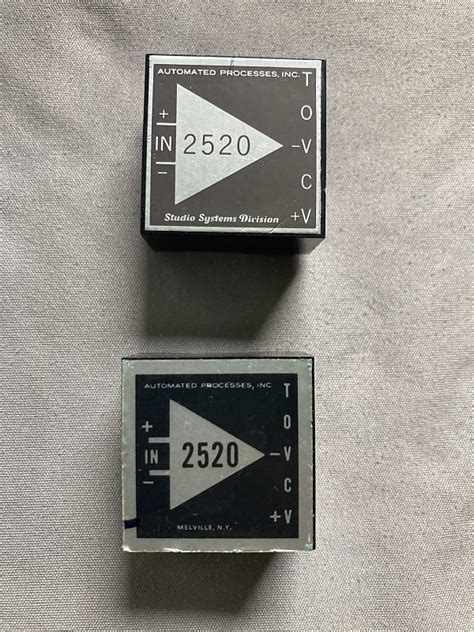 API API 2520 Op Pair Vintage Farmingdale Melville 1970 Reverb