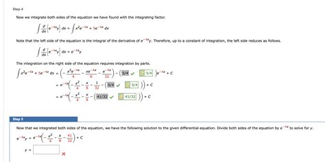 Solved Now We Integrate Both Sides Of The Equation We Have