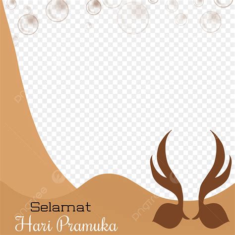 Cute Scout Border Frame With Two Symbols And Bubble In Hand Drawn Style Two Symbols Frame