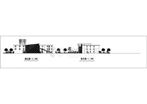 某学校大学生活动中心设计参考CAD图 建筑设计 土木在线