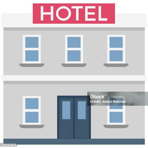 쉽게 수정하거나 편집할 수 있는 호텔 건물 색상 벡터 아이콘 0명에 대한 스톡 벡터 아트 및 기타 이미지 0명 건축물 고급 호텔 Istock