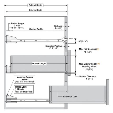 Blum 230E7000 28in Standard 230E Epoxy Drawer Slide Cream Polybag