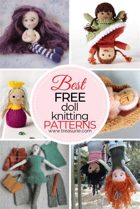 15 Knitted Doll Patterns All Free Treasurie