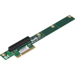 Supermicro RSC-RR1U-E8 Left Slot 1-port Riser Card, PCI Express x8, 1U ...