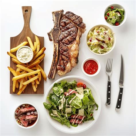 Steak Fries Salad Images Free Download On Freepik