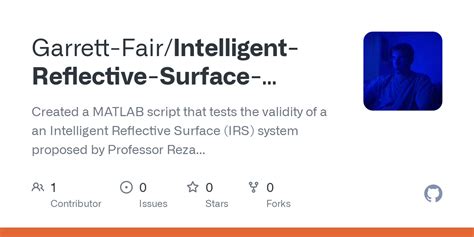 Github Garrett Fair Intelligent Reflective Surface Simulation