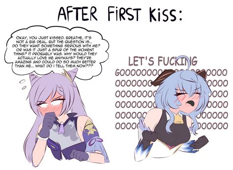 After First Kiss Genshin Impact Rwholesomeyuri