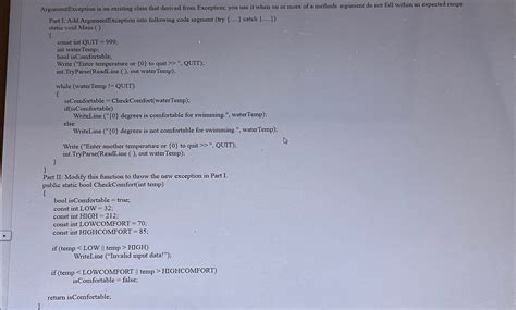 Solved Argumentexception Is An Existing Class That Derived